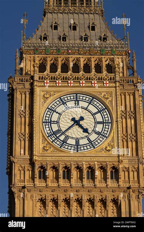 Big Ben Or The Elizabeth Tower Clock Tower Of The Palace Of Westminster