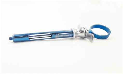 Jeringa Carpule Azul Metalico 6b Invent Laleo Dental
