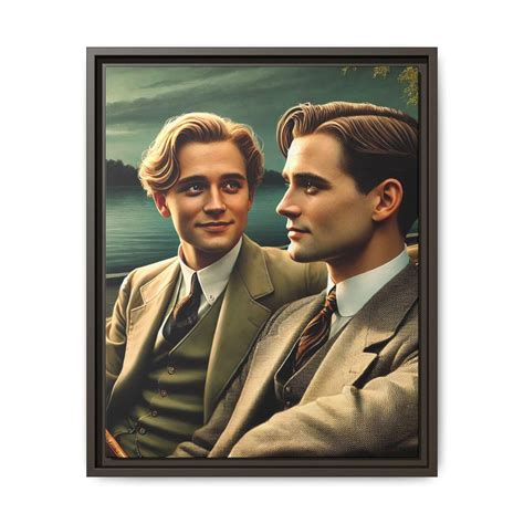 1930s Gay Couple Art Print Packard Car Mississippi River Americana
