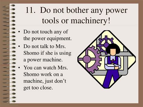 Ppt Introduction To Agriscience Shop Safety Rules Powerpoint