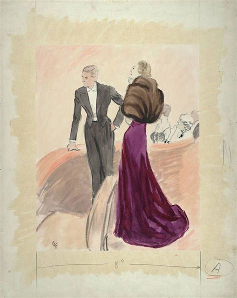 Illustration Of A Woman And Man Dressed Art Print Fashion Art Prints