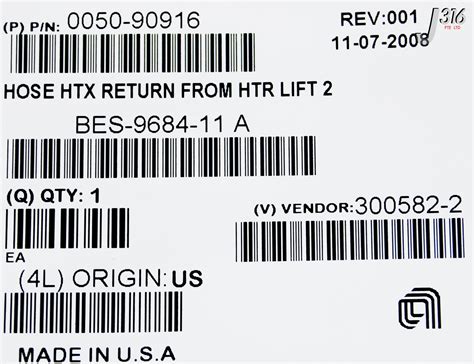 39199 Applied Materials Hose Htx Return From Htr Lift2 New 0050 90916
