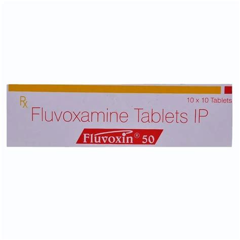 50mg Fluvoxin Fluvoxamine Tablets Ip At ₹ 98strip In Greater Noida Id 2855371281455