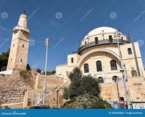 The Hurva Synagogue In The Old City Of Jerusalem Israel Editorial
