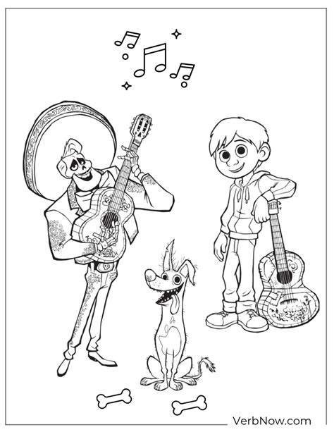20 Free Coco Coloring Pages Printable Pdf