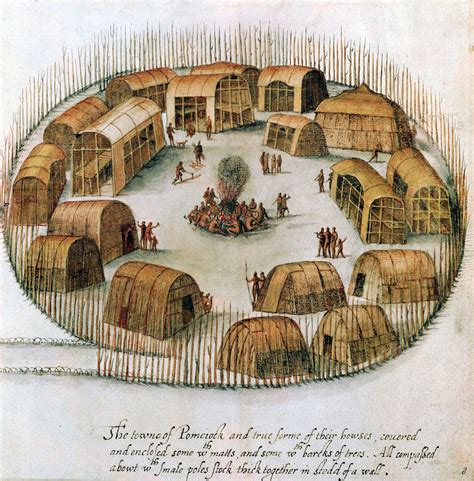 Eastern Woodlands Indian Village Native American Language