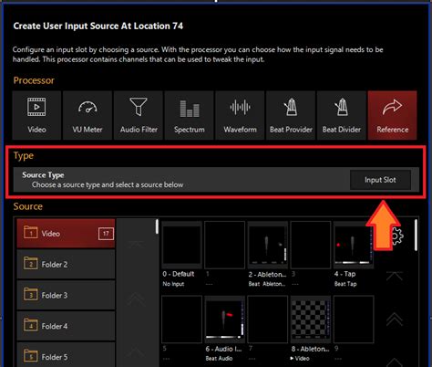 reference input processor