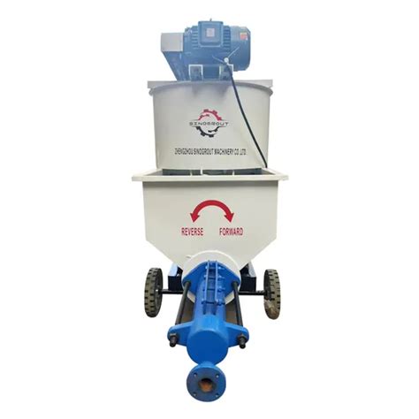 Lightweight Fireproofing Plaster Sprayer Mortar Spraying Grouting Screw