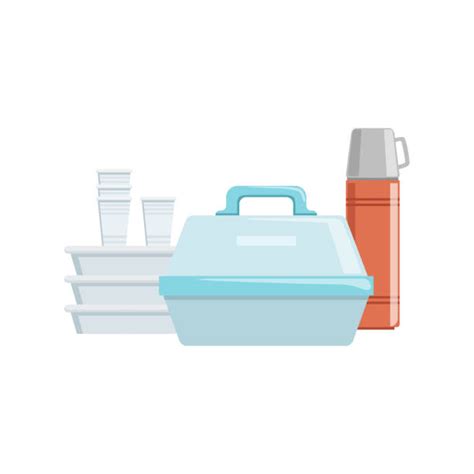 Gráficos Vectoriales De Tupperware Comida Istock
