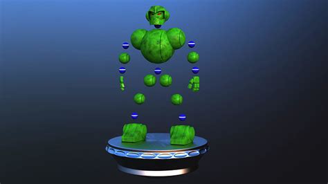 Robot Vectorman 3d Model Cgtrader