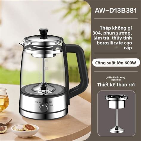 Asd Bình Trà Dưỡng Sinh Đa Năng Asd 12l Chuyên Pha Trà Dạng Phun