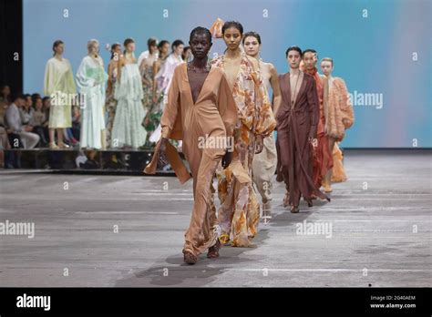 Models Walk The Runway During The Ginger And Smart Show During The Afterpay Australian Fashion