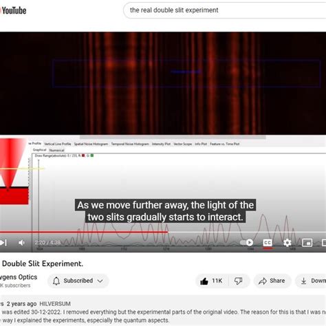 Experimental Double Slit Diffraction Pattern Further Away From The
