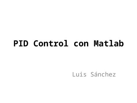 Pptx Pid Matlab 1 Dokumentips