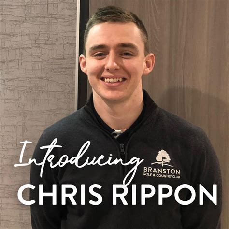 Introducing Chris Rippon Branston Golf And Country Club