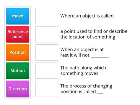 Motion Position And Direction Match Up