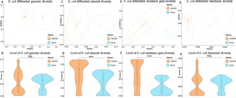 Non Metric Multidimensional Scaling Nmds And Violin Plots According