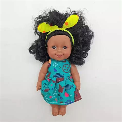 Boneca De Esmalte Preto Mini Boneca De Esmalte Preto De 7 Po Parcelamento Sem Juros