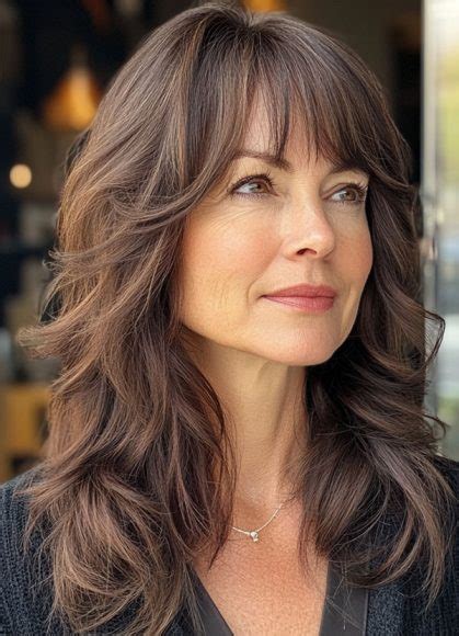 28 Timeless Long Layered Haircuts And Hairstyles For Women Over 50