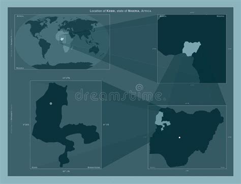 Kebbi Nigeria Described Location Diagram Stock Illustration