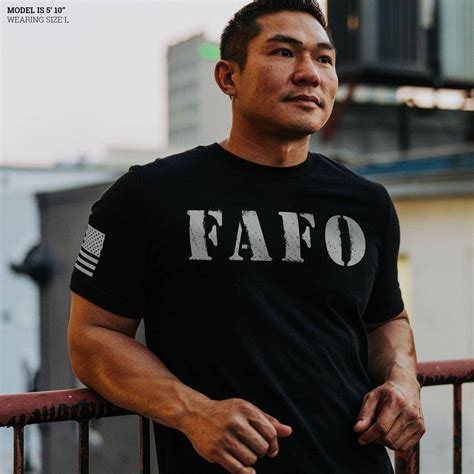 Fafo T Shirt Black Grunt Style Llc