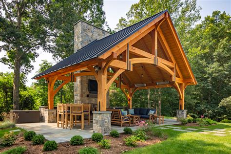 2025 Timber Frame Pavilions Amish Built Handcrafted Quality