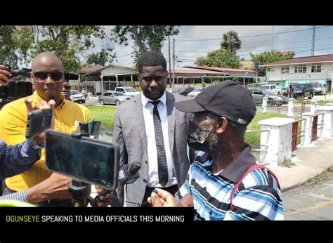 “ogunseye Means The God Of War” Tacuma Ogunseye Says Before Being Escorted In Shackles To