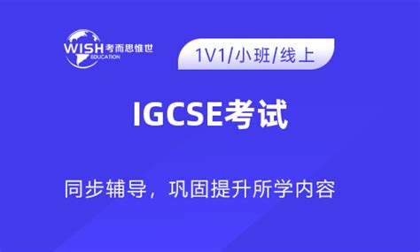 Igcse课程辅导 Igcse补课机构 考而思•惟世
