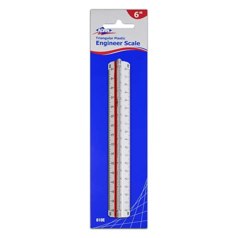 Alvin 610a Metric Engineer Triangle Scale Multipurpose Ruler For