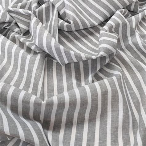Pewter 12 Inch Cotton Stripe From Renaissance Fabrics Purveyors Of