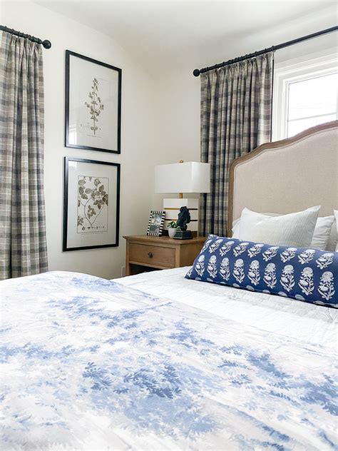 A Bright Blue And Grey Bedroom Refresh Rambling Renovators