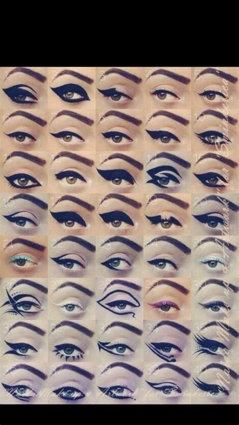 Different Types Of Eyeliner Make Up Für Grüne Augen Schönheitshacks