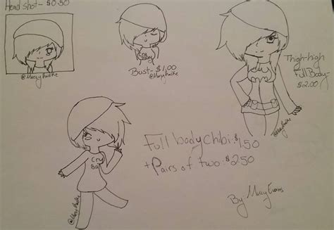 Traditional Commission Reff Sheet By Theem0artist On Deviantart