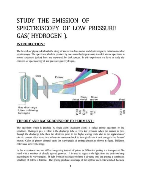 Wavelength Of Light Using Diffraction Gratting Docx Physics Science