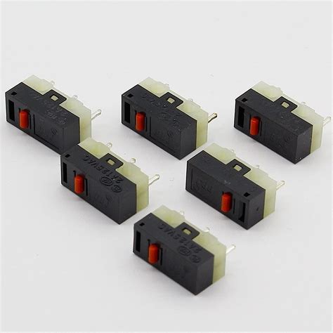 Wtezrsrgg Micro Switch Mouse Touch Switch Mouse Button 10pcs Lot Silver