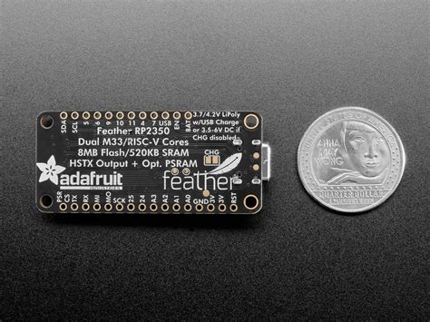 Adafruit Feather Rp2350 With Hstx Port And 8mb Psram Id 6130