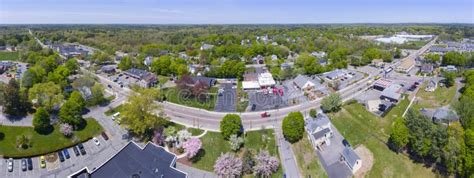 Millis Aerial View Massachusetts Usa Stock Image Image Of England Downtown 155250429
