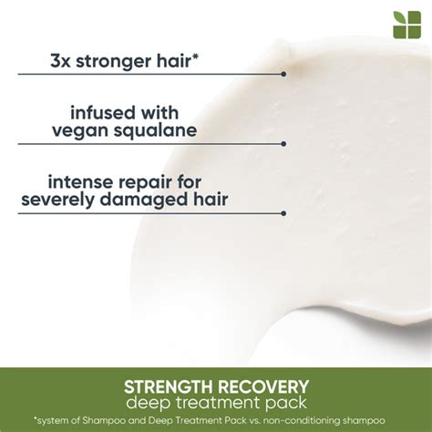Biolage Strength Recovery Deep Treatment Pack 100ml – Haircare Works