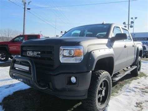 2015 Gmc Sierra 1500 Sle Matte Black Alc Z92 Lifted Truck Youtube