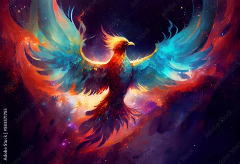Fire And Ice Phoenix Wallpaper