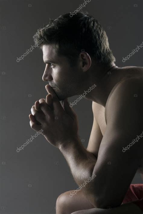 Muscular Caucasian Man Stock Photo By Handmademedia