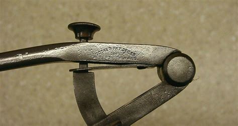 Antique Compass Dividercookes Pat 12 12 18719 78wno Pencil Clip