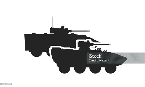 Two Armored Assault Vehicles Icon Armoured Personnel Carriers Vector