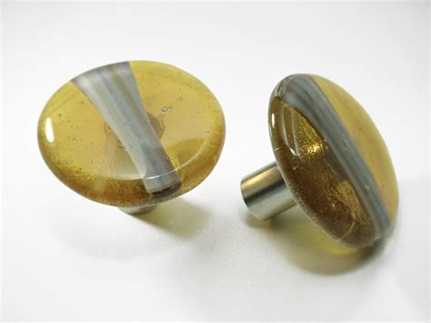 Amber Glass Door Handle Kitchen Cabinet Handles Cupboard Pulls