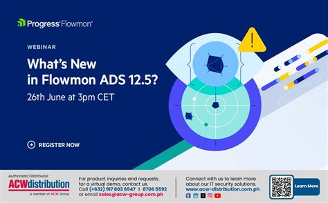 Acw Flowmon Ads 125 Is Now Available Join Our Upcoming Webinar To