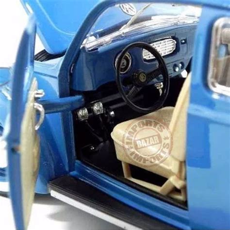 Volkswagen Fusca Kafer 1955 1 18 Azul