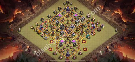 Best War Base Th10 With Link Anti Air Dragon Hybrid 2025 Town Hall Level 10 Cwl Base Copy