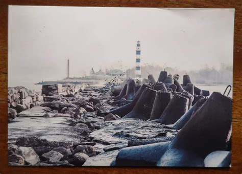 Lighthouses With Cards And Stamps Aveiro Farol De Aveiro Farol Da Praia Da Barra Anno 1893