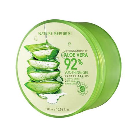 Nature Republic Soothing & Moisture ALOE VERA 92% Soothing Gel ...