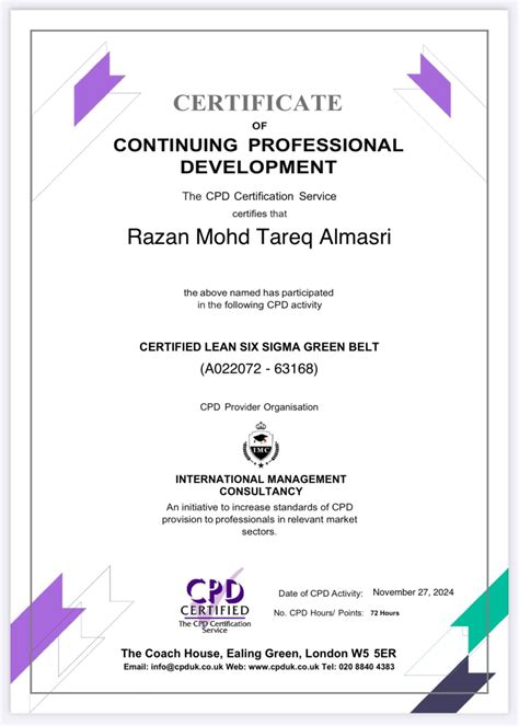 Razan Mohammed Almasri On Linkedin Leansixsigma Greenbelt